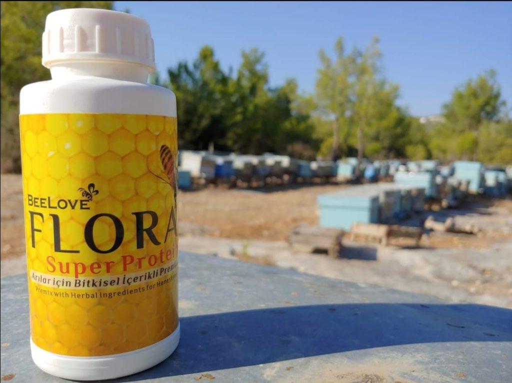 Flora Super Protein Sıvı Premiks 1 Lt - Arıcılık Malzemeleri